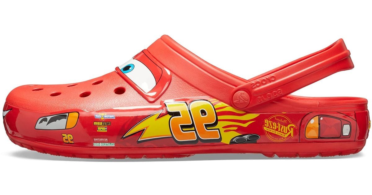 Crocs™ Erwachsene Disney und Pixar Cars Lightning McQueen Clog in ...