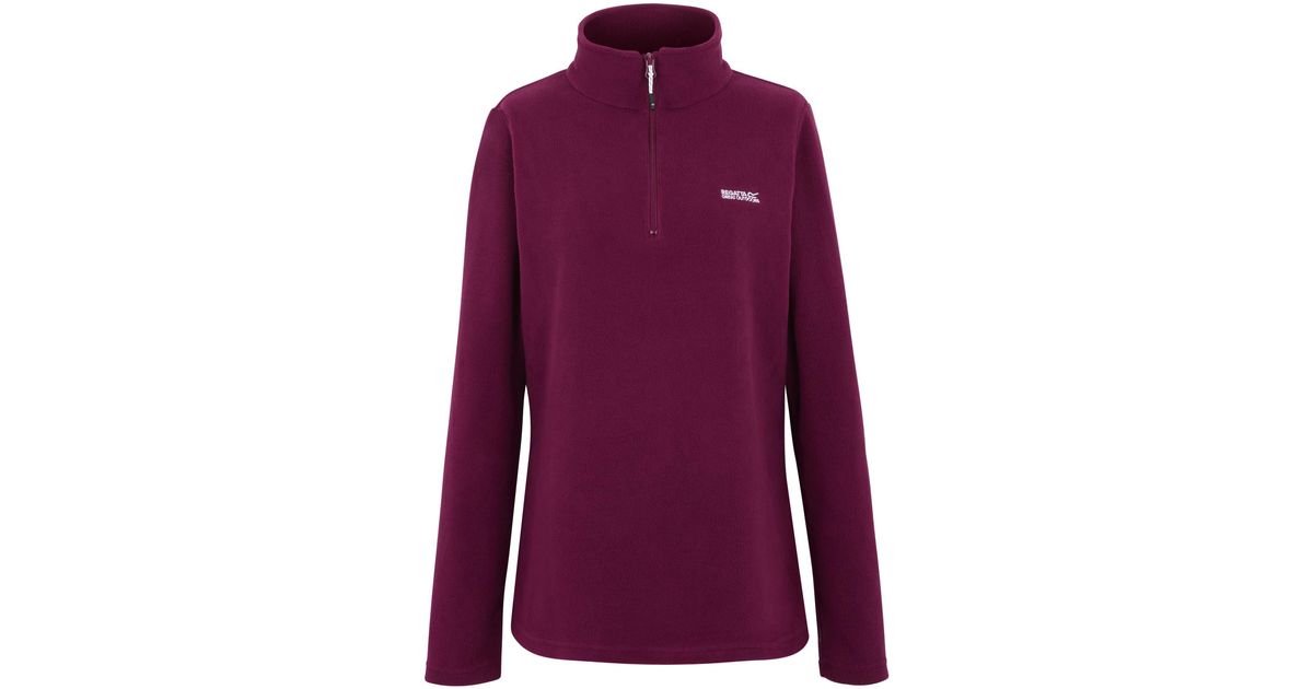 Regatta S Sweethart Half Zip Fleece Lightweight Quick Dry Winter Layer ...