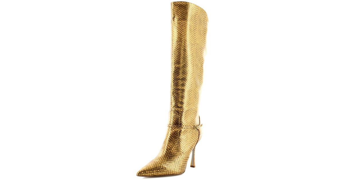 Sam Edelman Elia (Medallion Snake) Boots in Black | Lyst