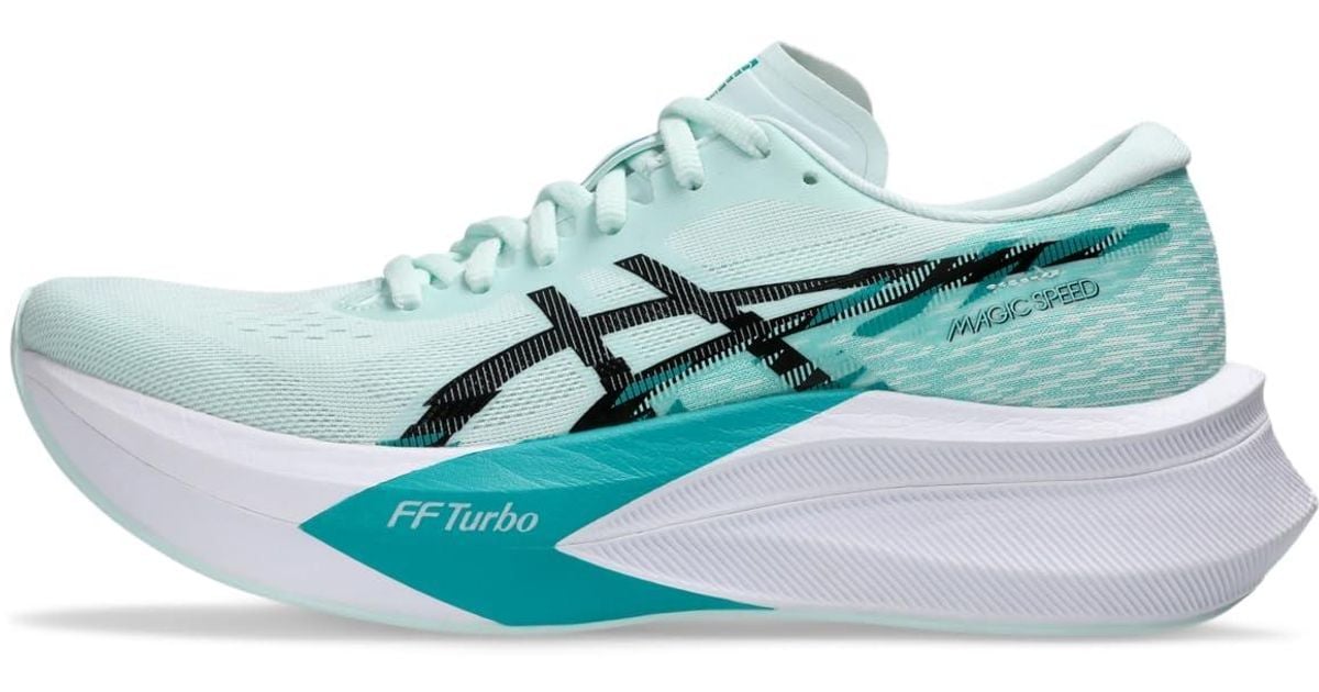 Asics Magic Speed 4 Running Shoes in Blue | Lyst UK