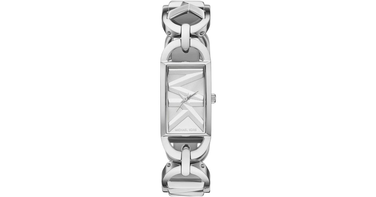 Michael Kors Mk7407 - Mk Empire Three-hand Stainless Steel Watch in ...