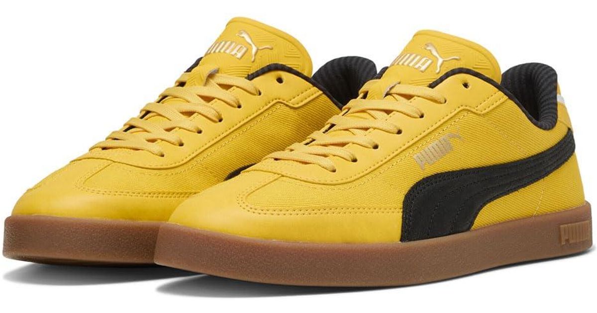 PUMA Club Ii Era Retro Run Trainers Uk 6.5 Yellow for Men | Lyst UK