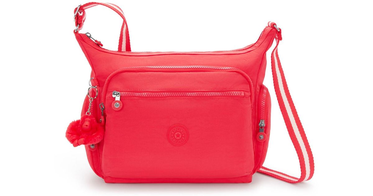 Kipling Gabbie Medium Crossbody in Red | Lyst UK