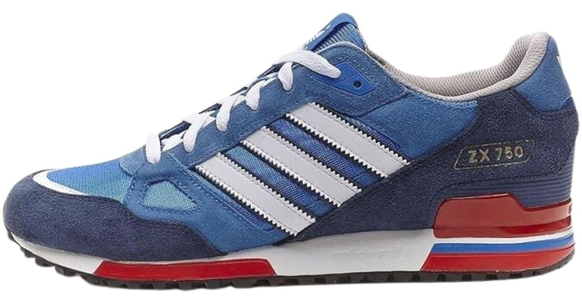 adidas Originals Zx 750 S Sports Casual Trainers in Blue for Men | Lyst UK