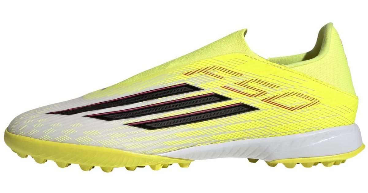 adidas Adult F50 League Laceless Turf in Yellow | Lyst UK