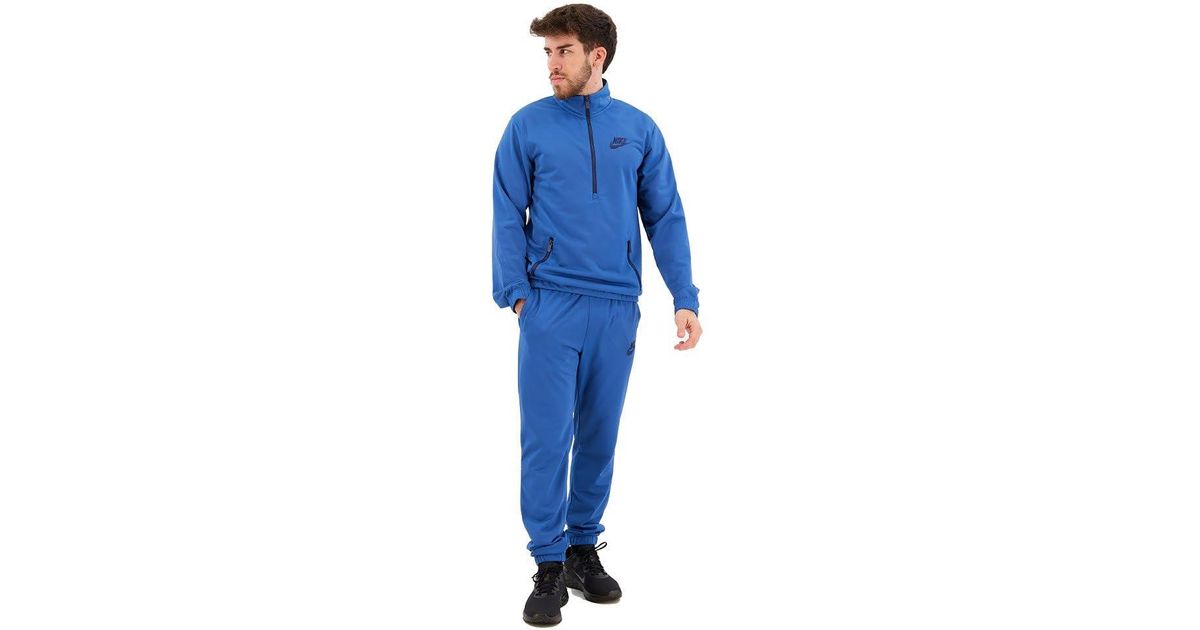 Nike Sportswear Sport Essentials Poly Knit Track Suit Xs in Blue for ...