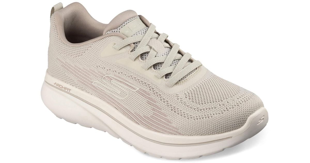 Skechers Go Walk Arch Fit N-joy Nate Sneaker in White for Men | Lyst