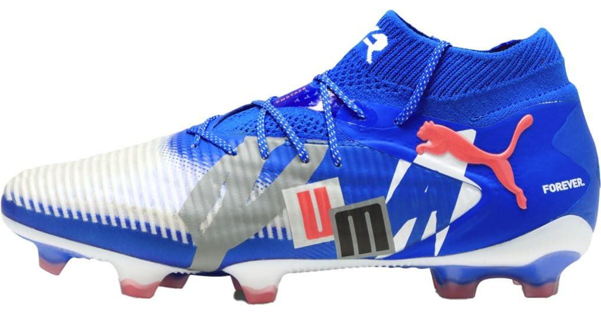 PUMA Mens Future 8 Ultimate Forever Firm Ground Soccer Cleats - Blue ...