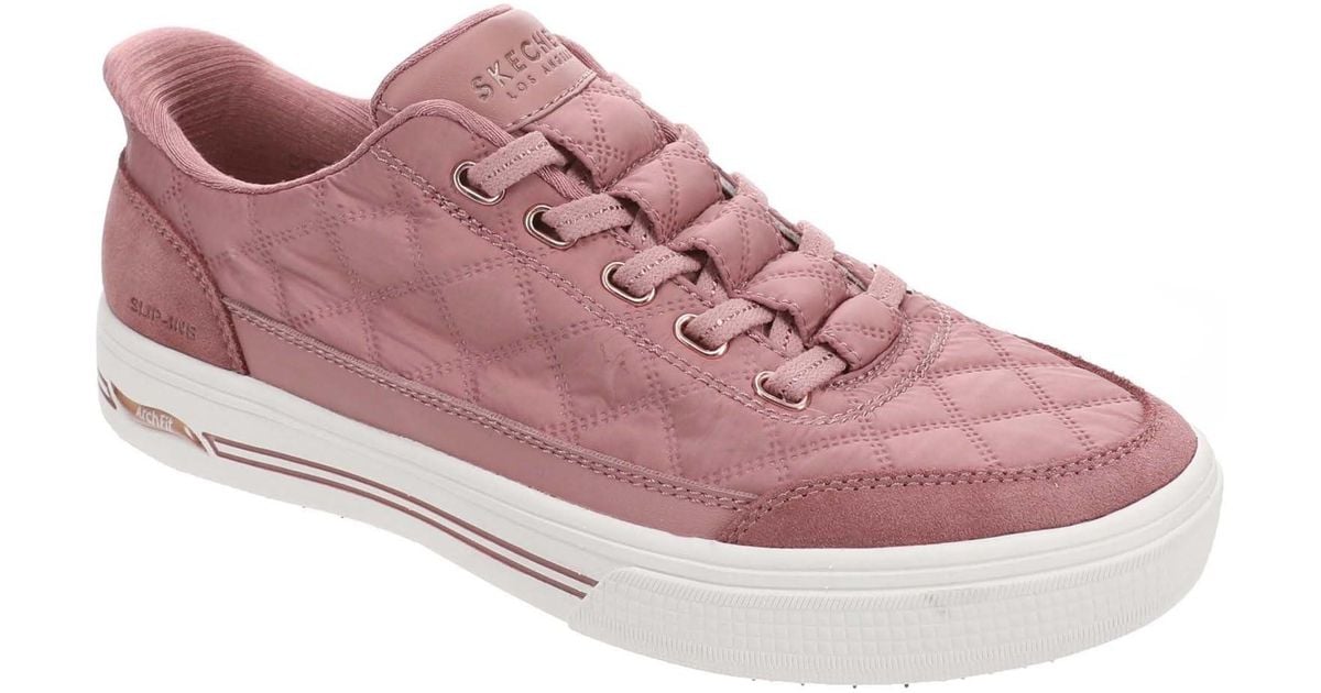 Skechers S Arch Fit Arcade-cuddle Steps Hands Free Slip-ins in Pink ...