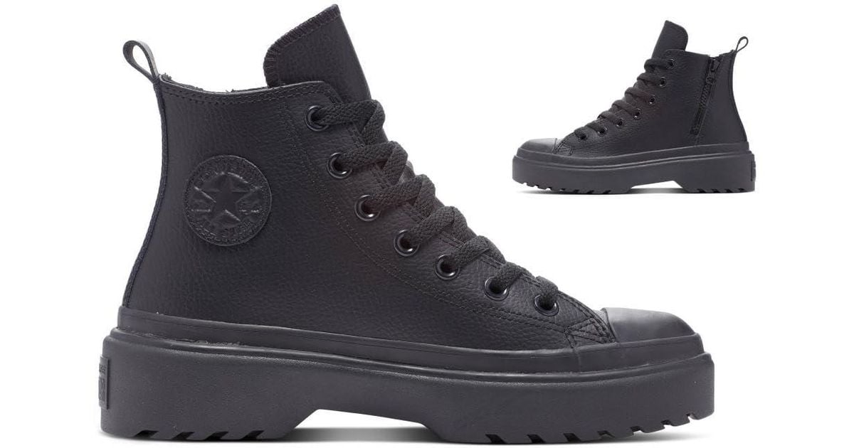 Converse Chuck Taylor All Star Lugged Lift Platform Leather Sneaker in ...