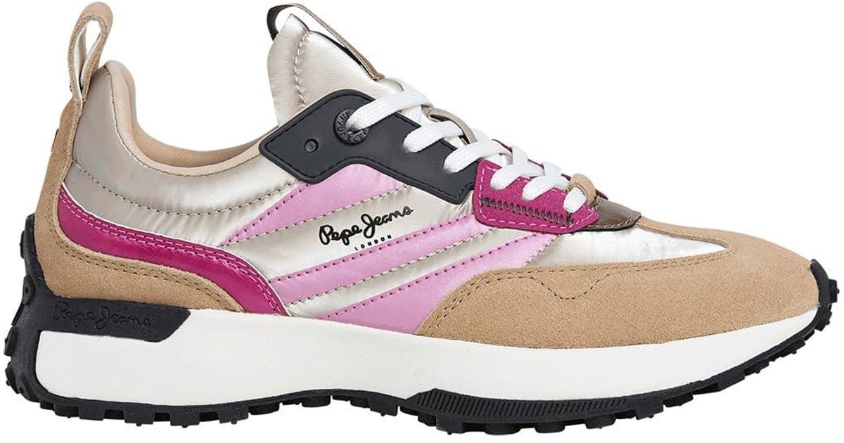 Pepe Jeans Lucky Shiny Trainers Uk 3 in Pink | Lyst UK