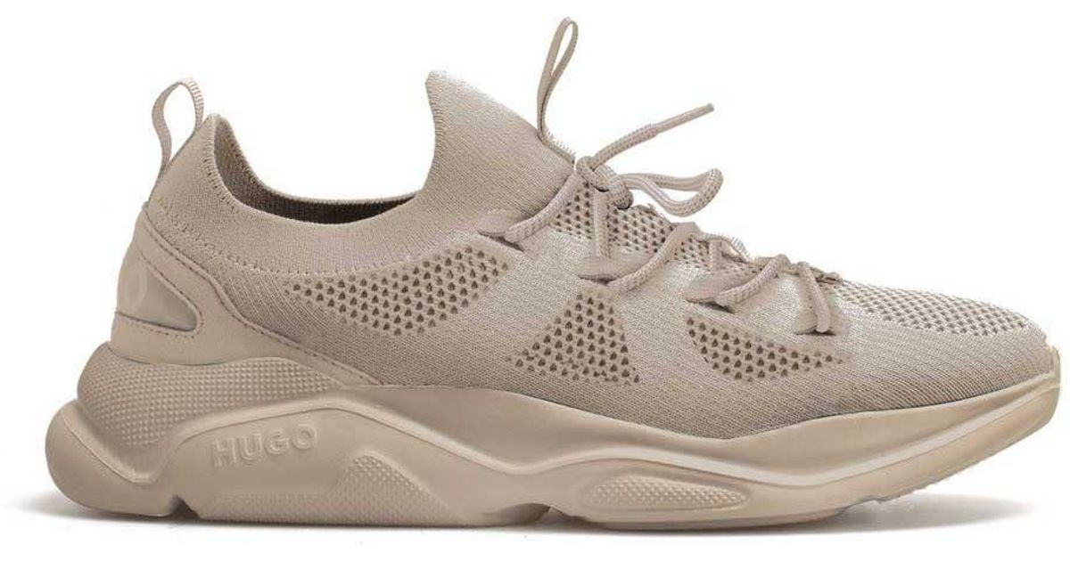 HUGO Leon_runn_kn Running in Grey for Men | Lyst UK