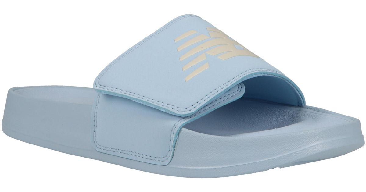 New Balance Slide Sandal in Blue | Lyst