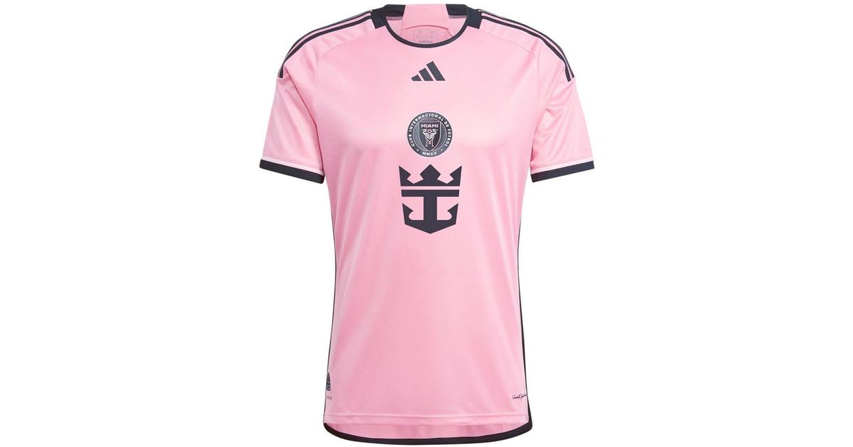 adidas Inter Miami Cf 's Authentic Home Jersey 2024/25 in Pink for Men ...
