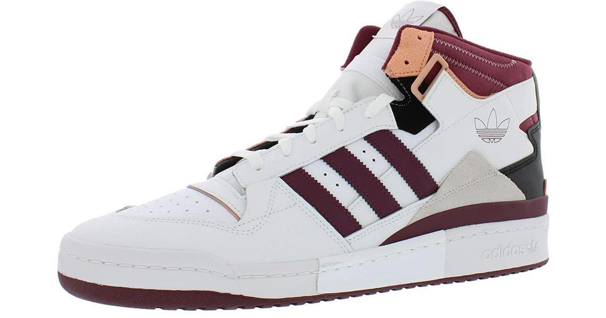 adidas Forum Mid Sneaker in White for Men | Lyst UK