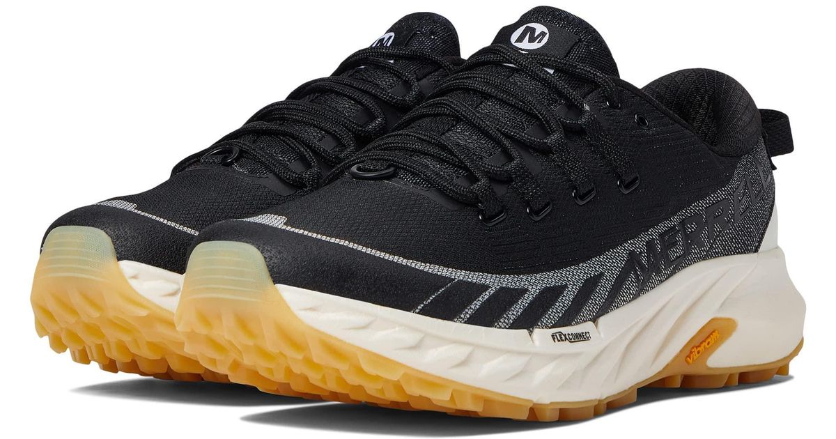 Merrell Agility Peak 4 Eco Dye Trail Running Shoes Black White in Blue ...