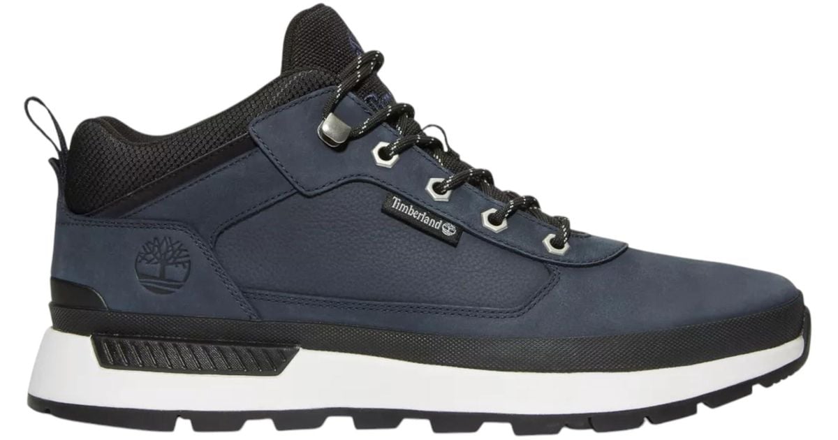 Timberland A68tz Field Trekker Mid Trainer Boots in Blue for Men | Lyst UK