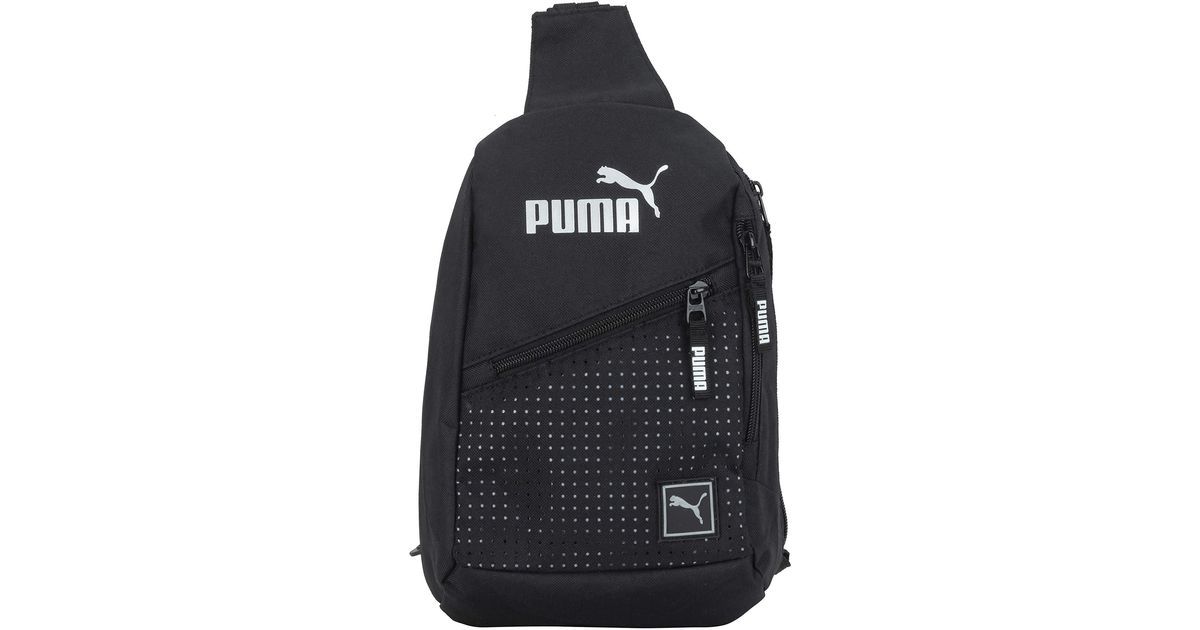PUMA 's Evercat Sidewall Sling Backpack in Black | Lyst