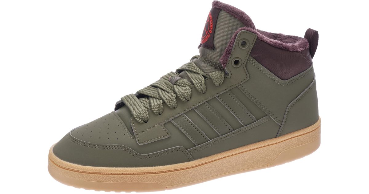 adidas Rapid Court Mid Winterized Shoes in Black | Lyst UK