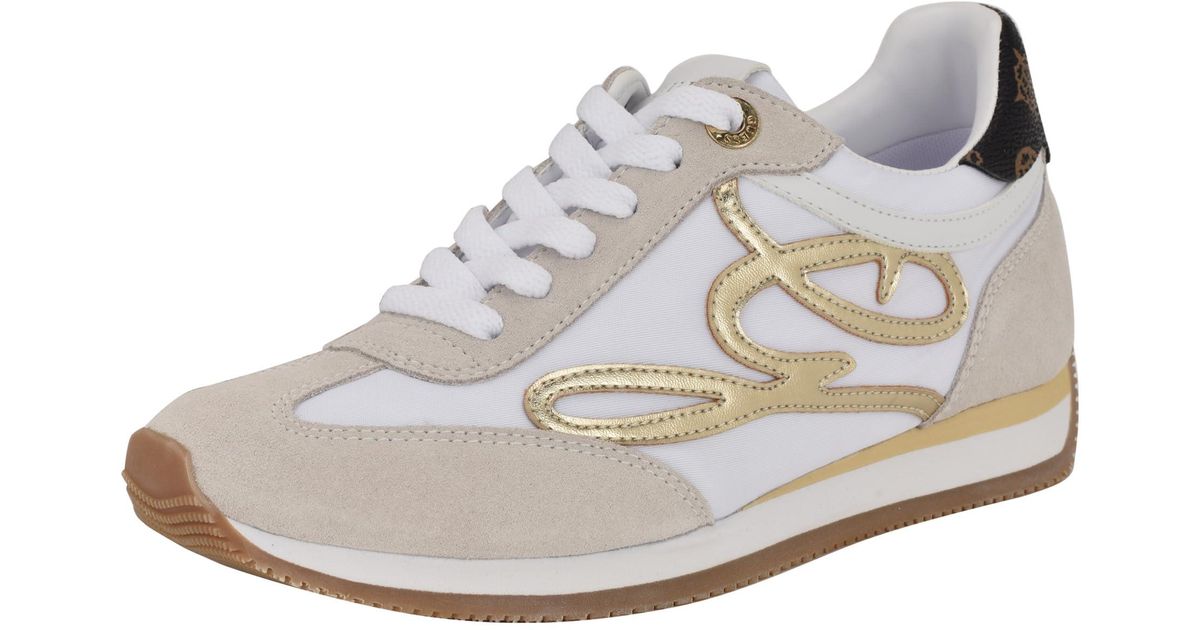 Guess Skroll Sneaker in White | Lyst UK