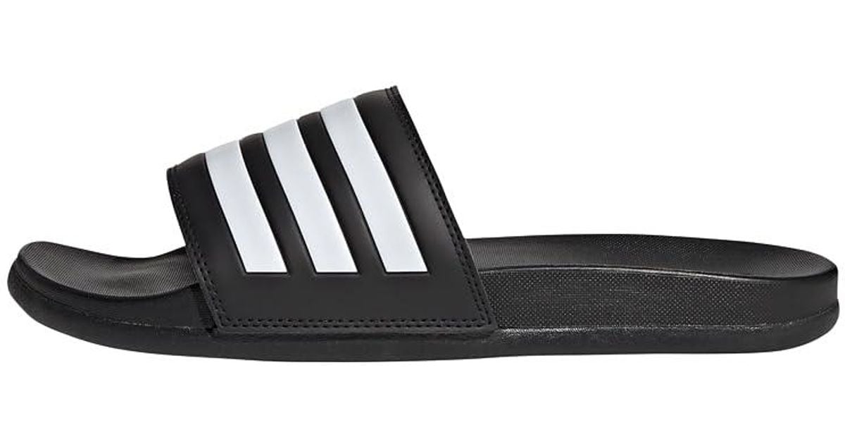adidas Adilette Comfort Slides in Black | Lyst UK