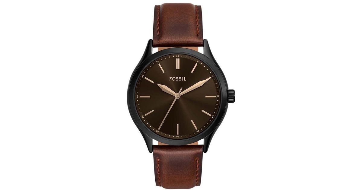 Fossil Bq2891 S Fenmore Watch in Brown for Men | Lyst UK
