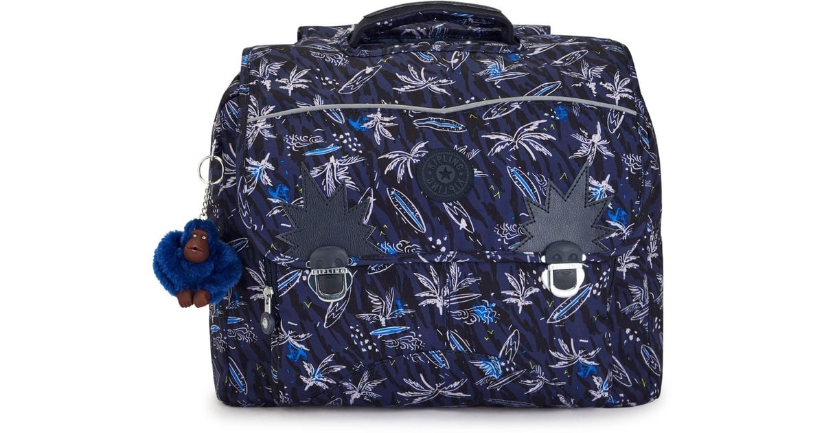 Kipling Backpack Iniko Surf Sea Medium in Blue | Lyst UK
