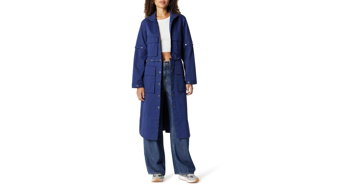 The Drop Convertible Utility Coat By @takkunda in Blue | Lyst