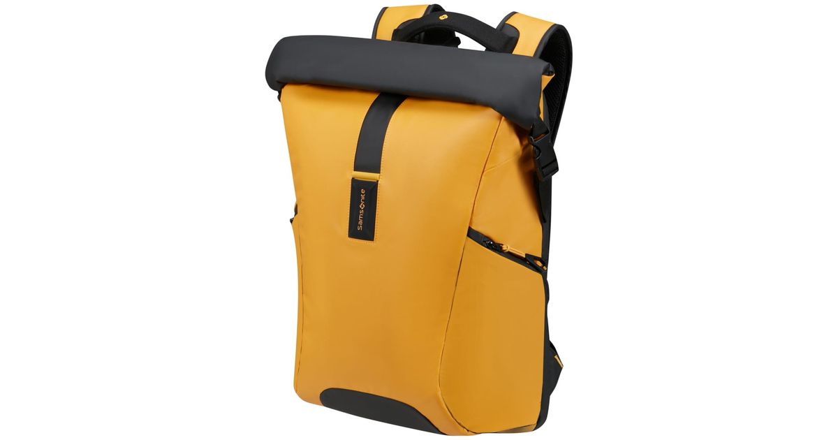 Samsonite Expandable Rolltop Laptop Backpack in Orange for Men | Lyst UK
