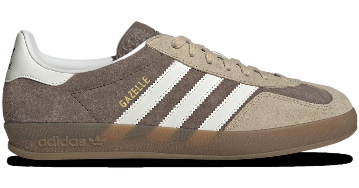 adidas Originals Gazelle Indoor Sneakers in Grey for Men | Lyst UK