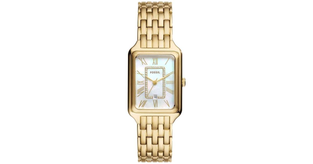 Fossil Raquel Watch Es5304 Stainless Steel (Archived) in Metallic | Lyst UK