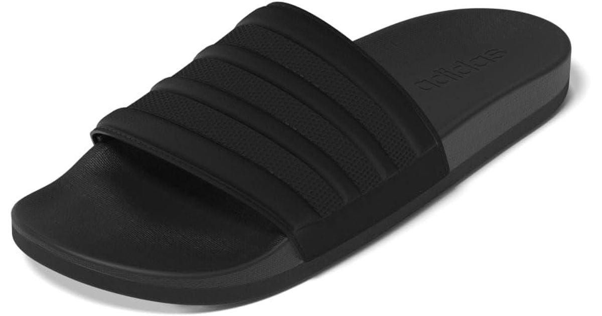 adidas Adilette Comfort Slides in Black | Lyst UK
