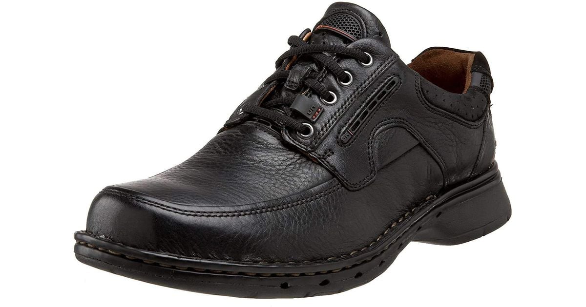 Clarks Unstructured Un.bend Casual Oxford,black,11 Xw Us for Men | Lyst