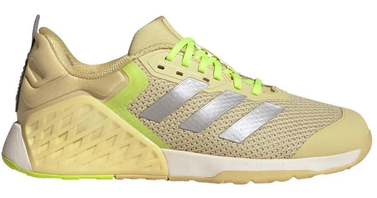 adidas Dropset 3 Trainer Sneaker in Yellow | Lyst UK