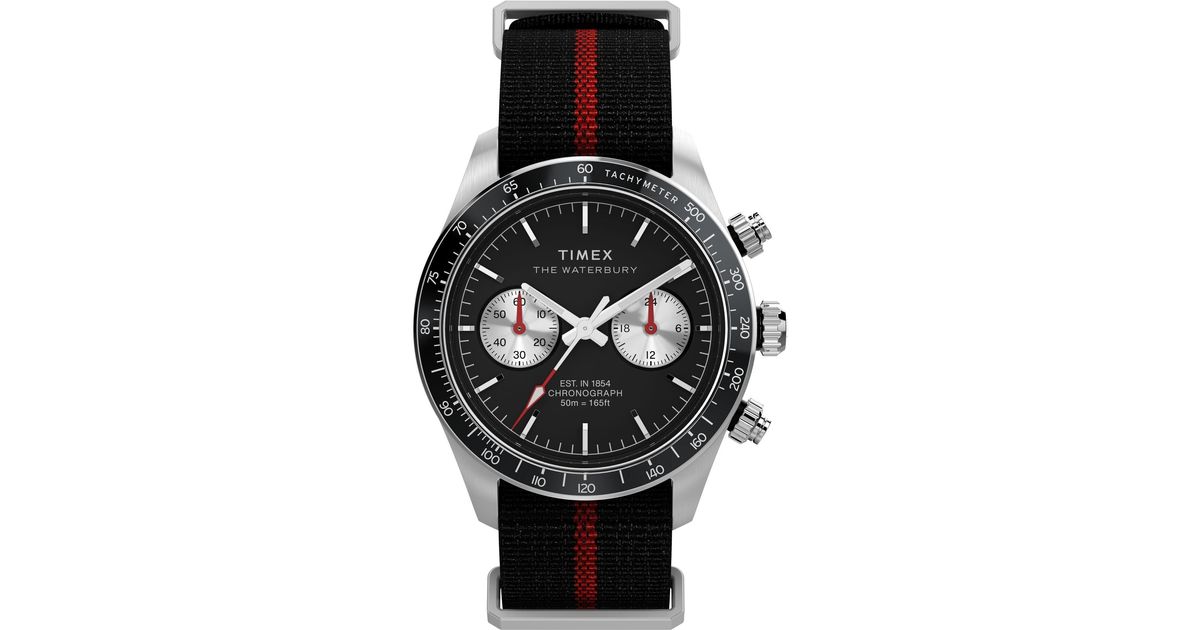 Timex Black Slip-thru Double Layer Black Dial Stainless Steel for Men ...