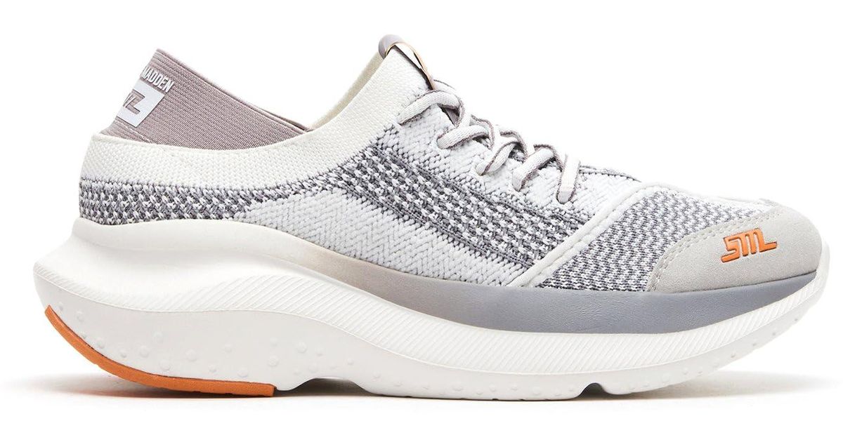 Steve Madden Elevate Silver in White | Lyst UK