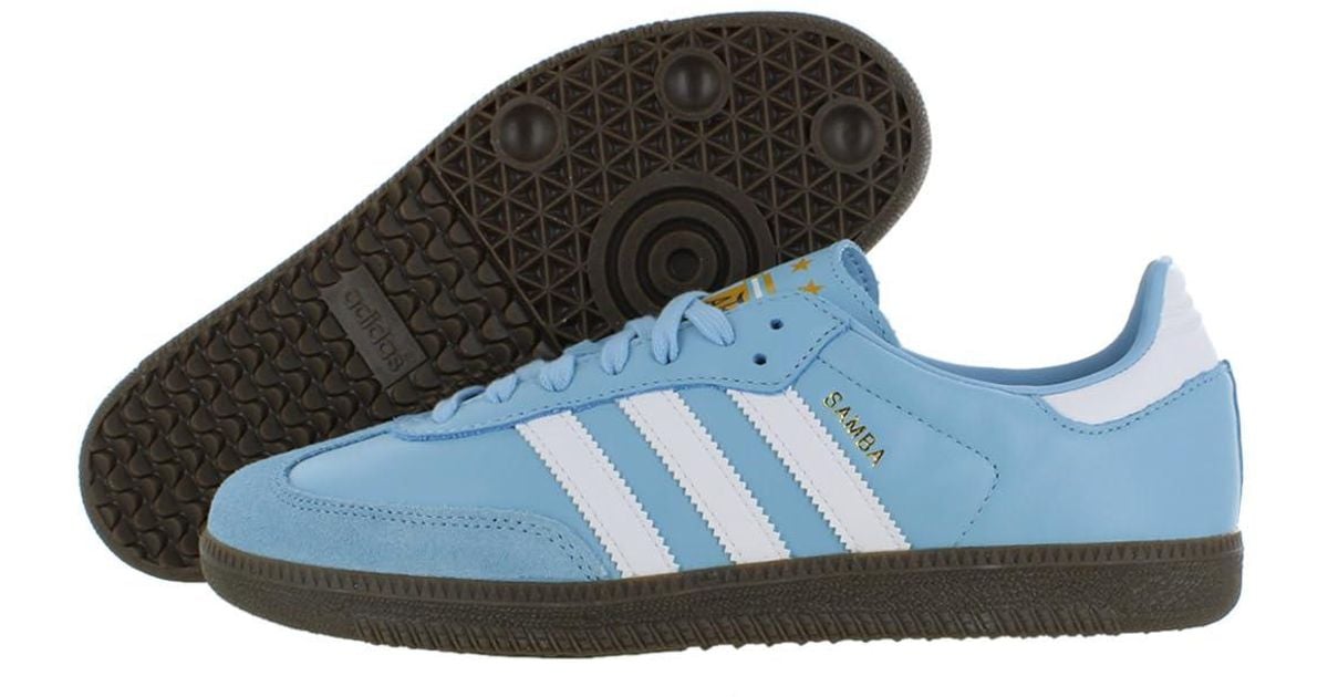 adidas Samba Shoes in Blue for Men | Lyst UK