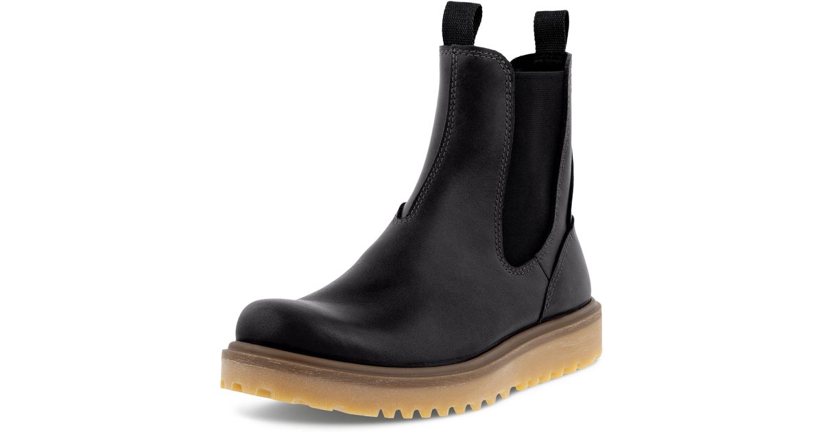 Ecco Staker Chelsea Boot Size in Black | Lyst