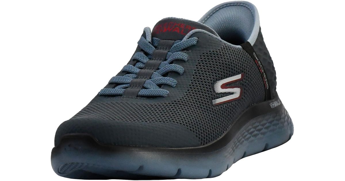 Skechers Hands Free Slip-ins: Go Walk Flex Hands Up Sneaker in Blue for ...