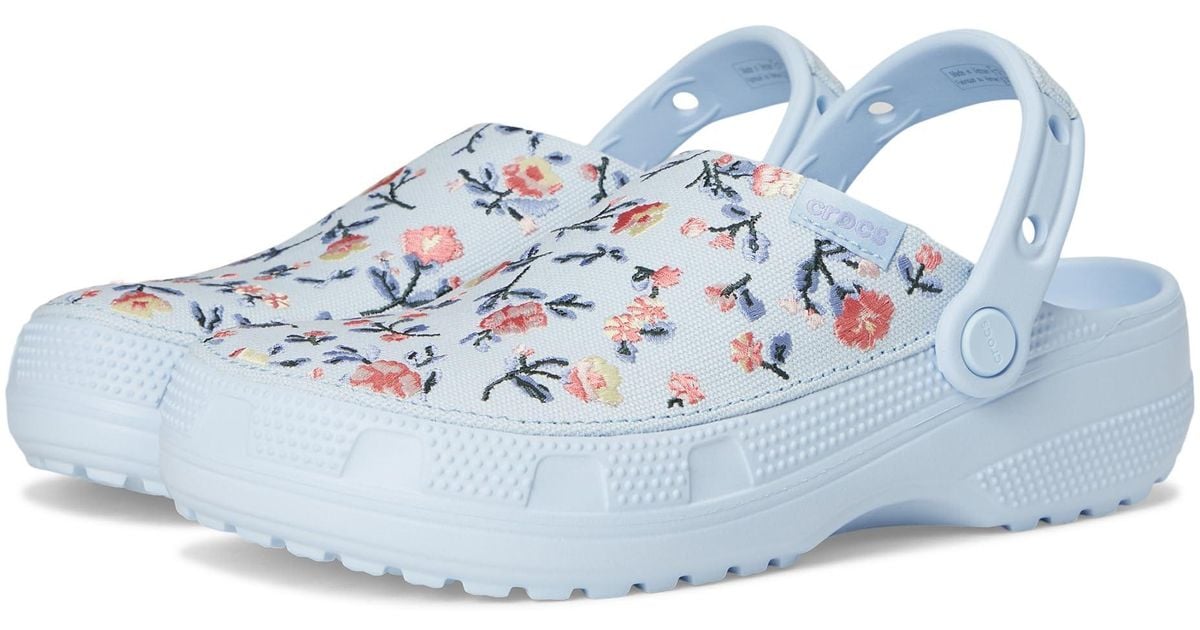 Crocs™ Adult Classic Crafted Canvas Clogs For And in Blue | Lyst UK