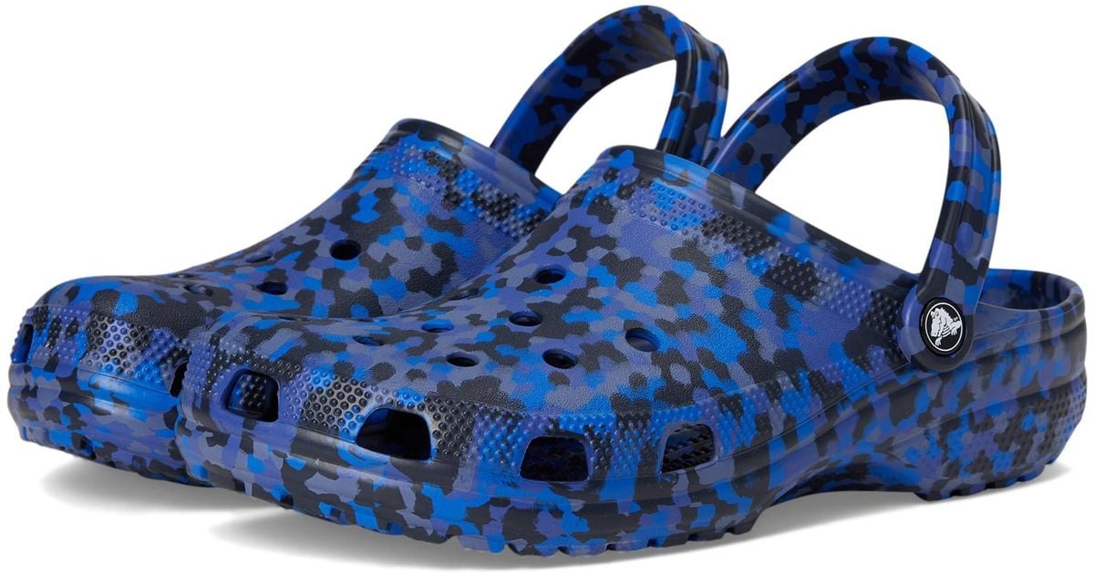 Crocs™ Adult Classic Graphic Clogs in Blue | Lyst UK