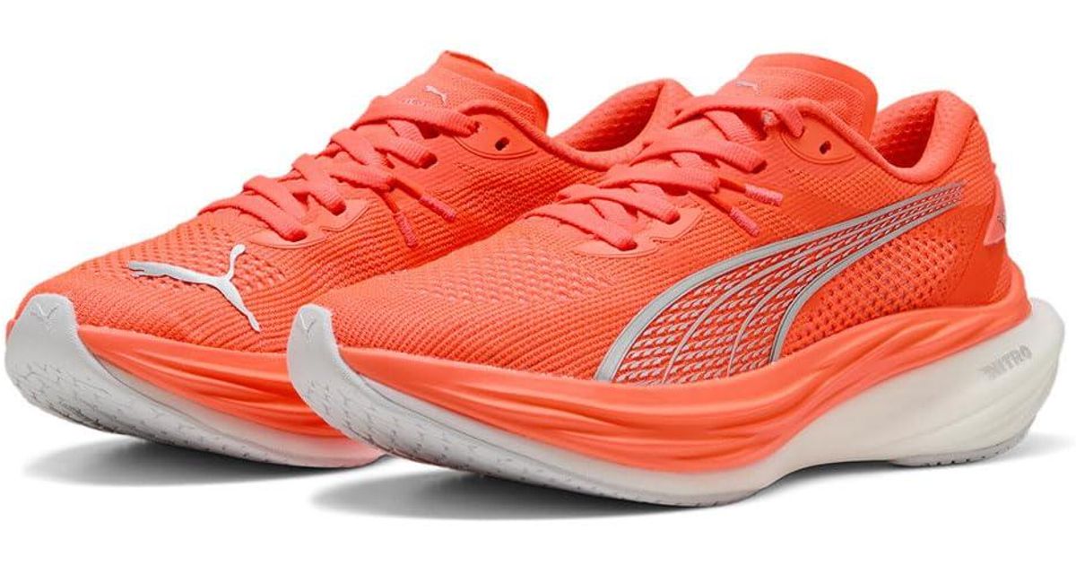 PUMA Deviate Nitro 3 Trainers Eu 41 Orange in Red | Lyst UK