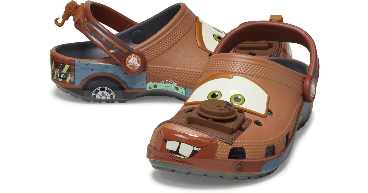 Crocs™ Cars Mater Classic Clog Shoes 10 in Black | Lyst UK