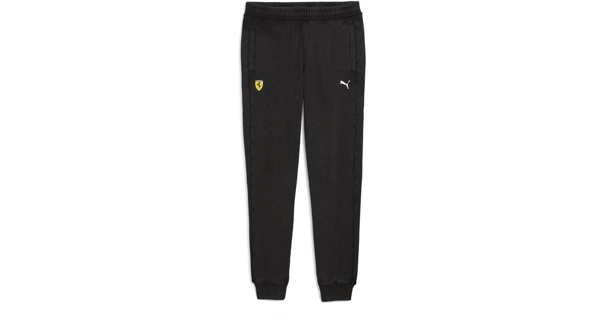 PUMA Scuderia Ferrari T7 Motorsport Track Pants in Black for Men | Lyst UK
