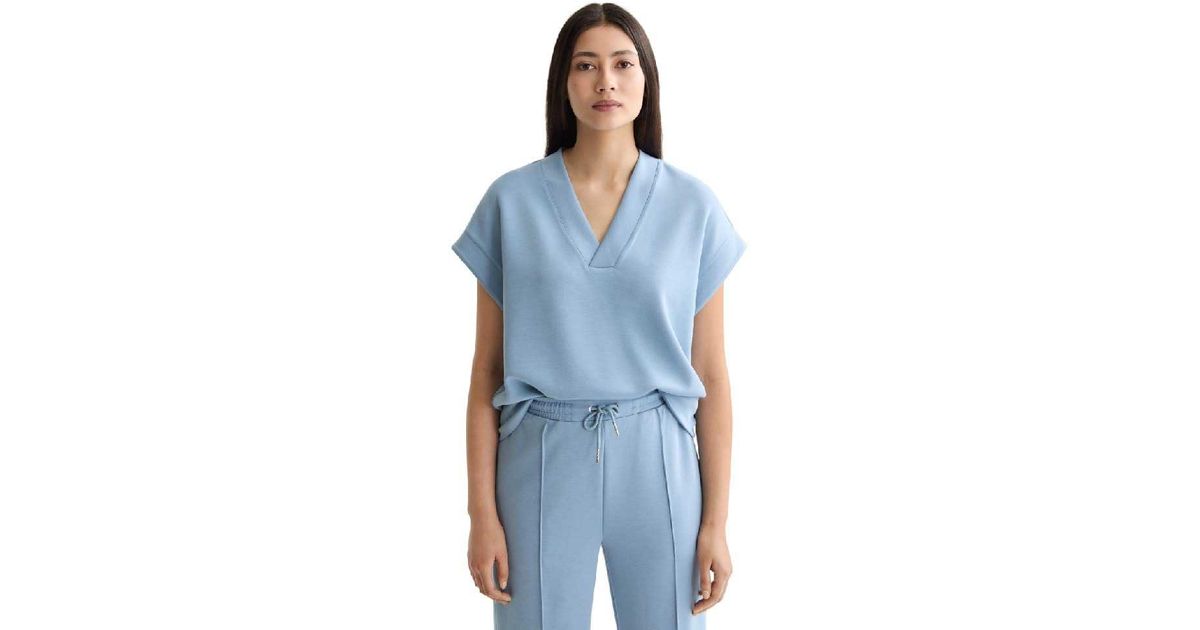 Scotch & Soda Modal Vest S Faded Denim in Blue | Lyst UK