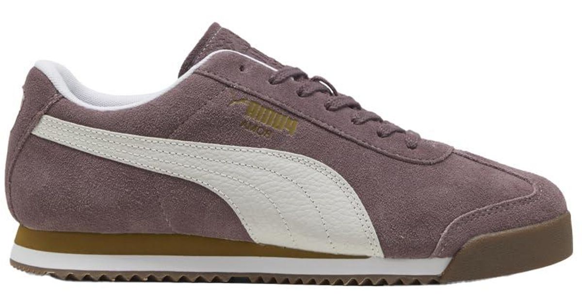 PUMA Roma Suede Sneaker in Grey for Men | Lyst UK