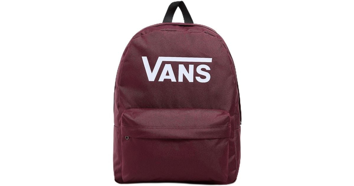 Vans , Old Skool Print Backpack-b Port Royale-white, One Size in Red ...