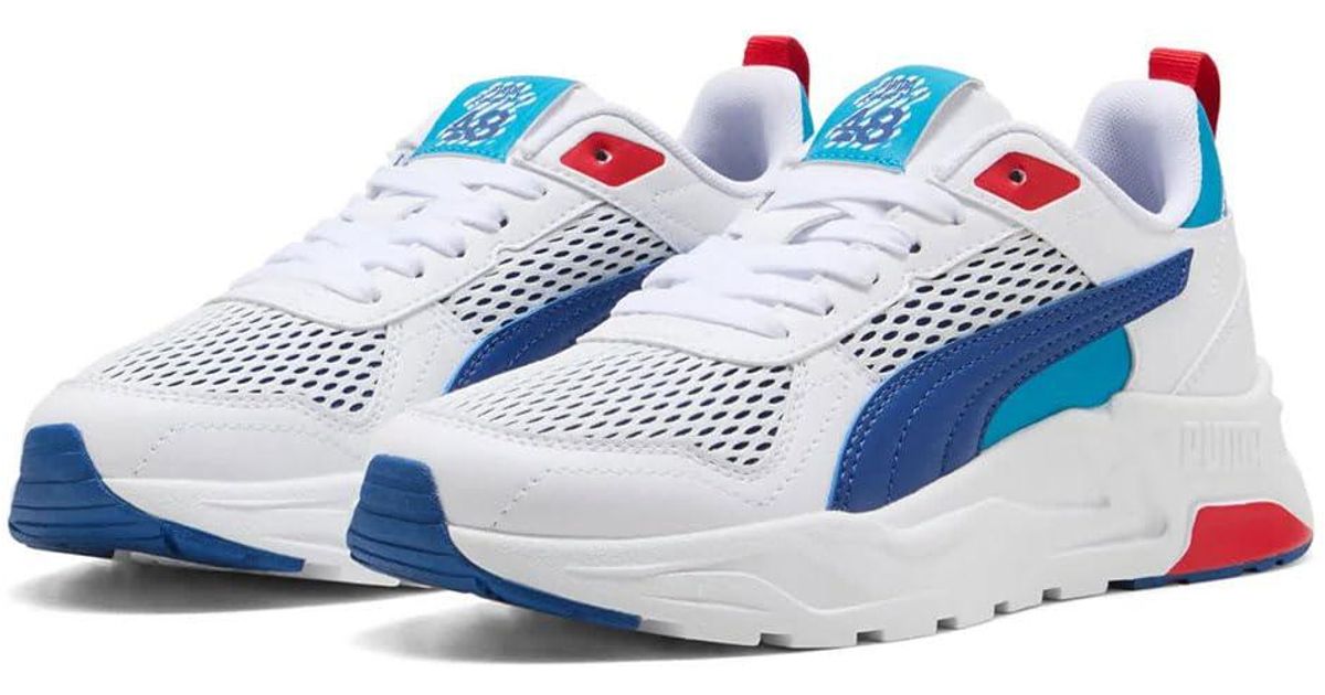 PUMA Trinity 2 Lt Run Fun Trainers Uk 6 White in Blue for Men | Lyst UK