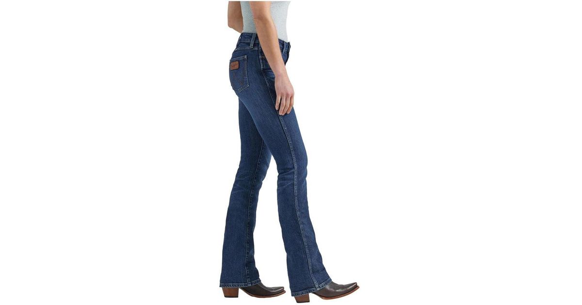 Wrangler Western Retro Bailey High-rise Bootcut Jean in Blue | Lyst