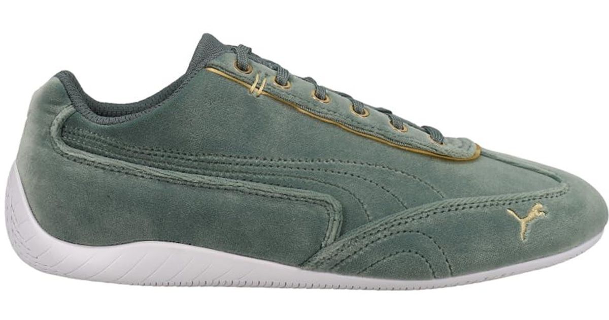 PUMA Womens Speedcat Lace Up Sneakers Shoes Casual - Green, Green, 3 Uk ...
